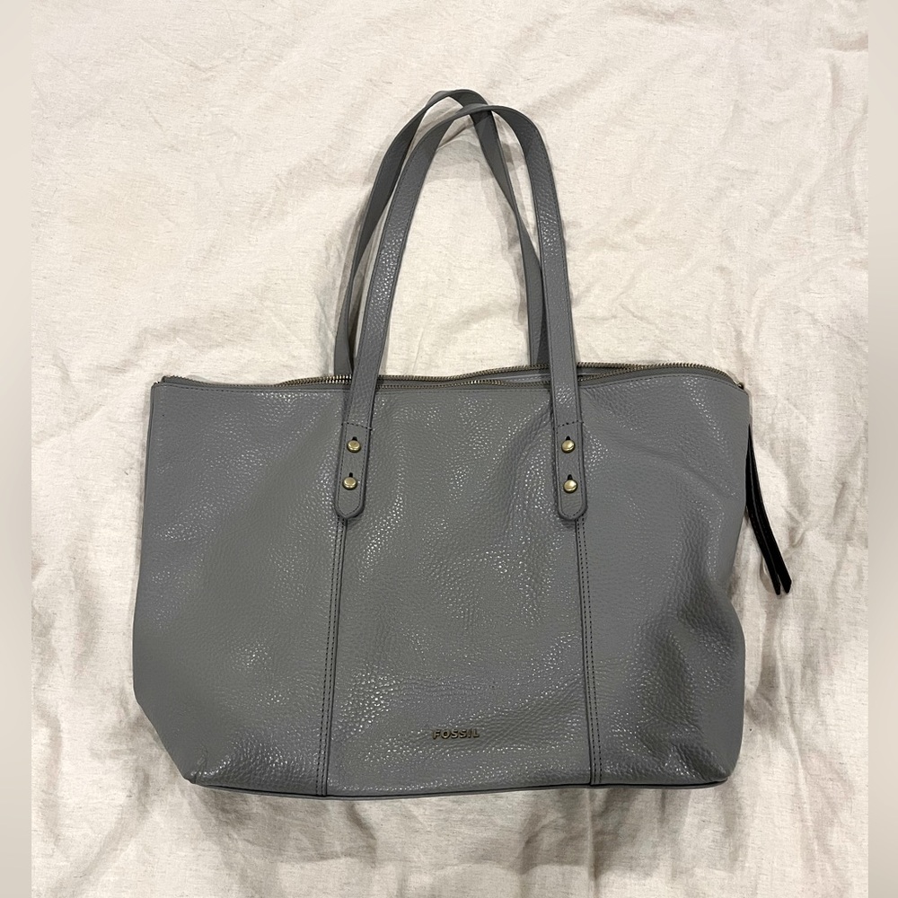 Gray Fossil Handbag - Gem